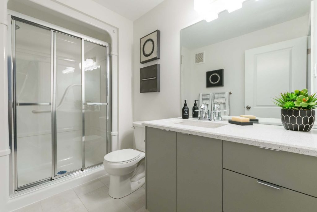 Fox Quay_basement bathroom - Auburn Homes